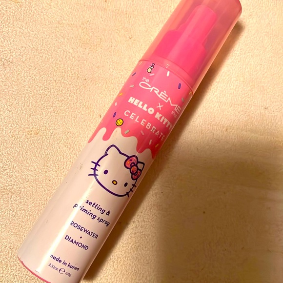 Makeup | Nwt Celebrity Hello Kitty Setting And Priming Spray Rosewater ...